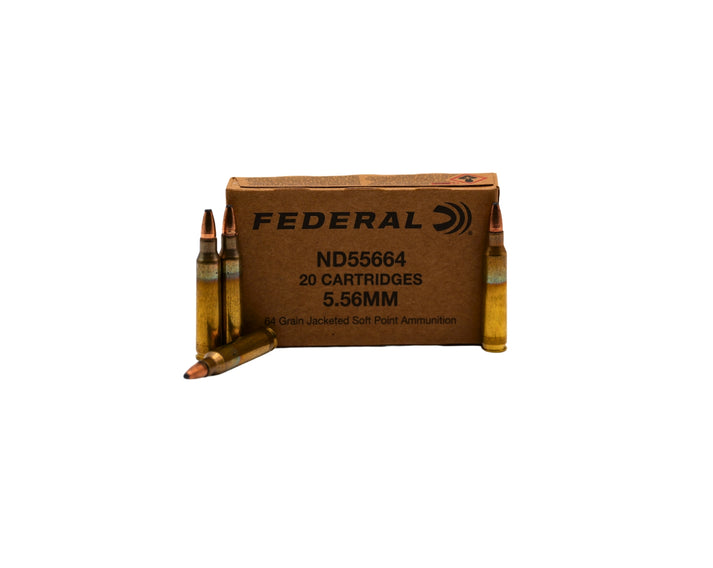 5.56 NATO 64GR Federal Tactical Bonded Soft Point (ND55664) – BONE FROG ...